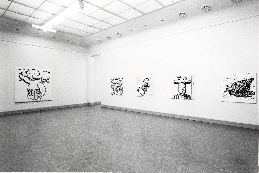 Walter Dahn : Paintings, sculptures and drawings 1984-87